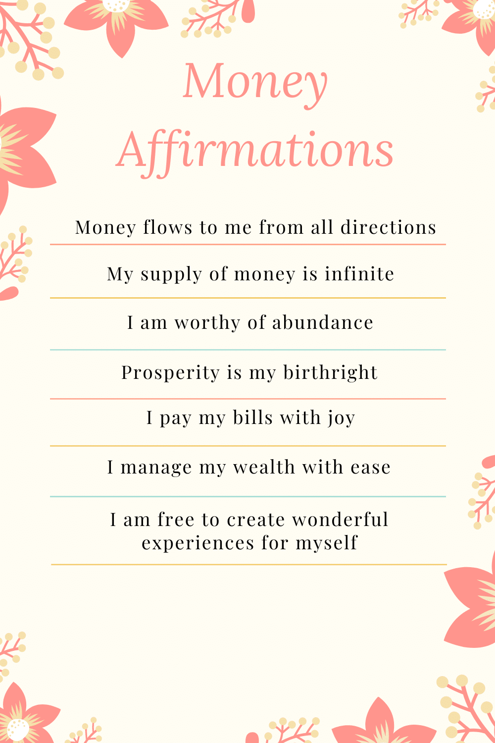 7 Best Money Affirmations (and how to get fast results) – The Haven Shoppe