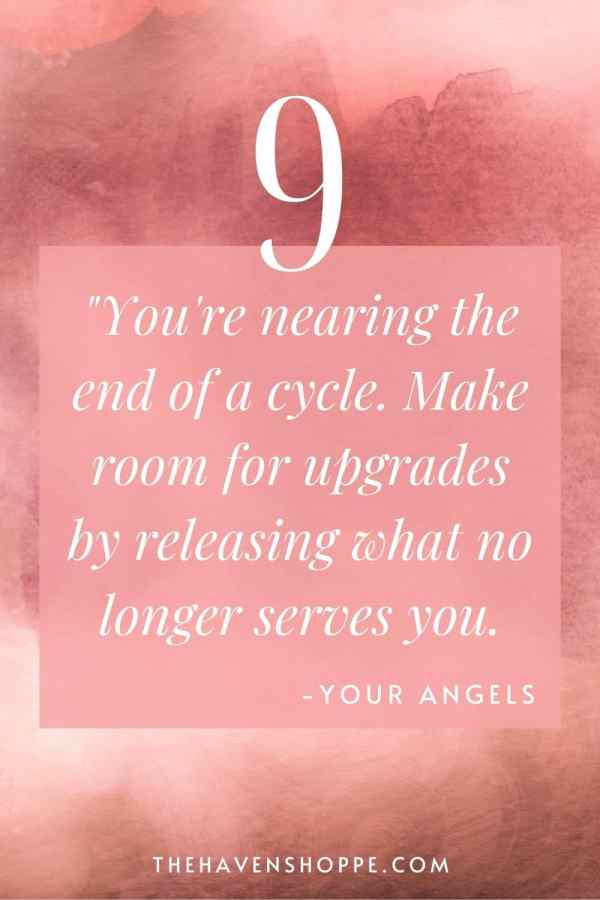 Angel Number 9: An Important Chapter Is Closing Now – The Haven Shoppe