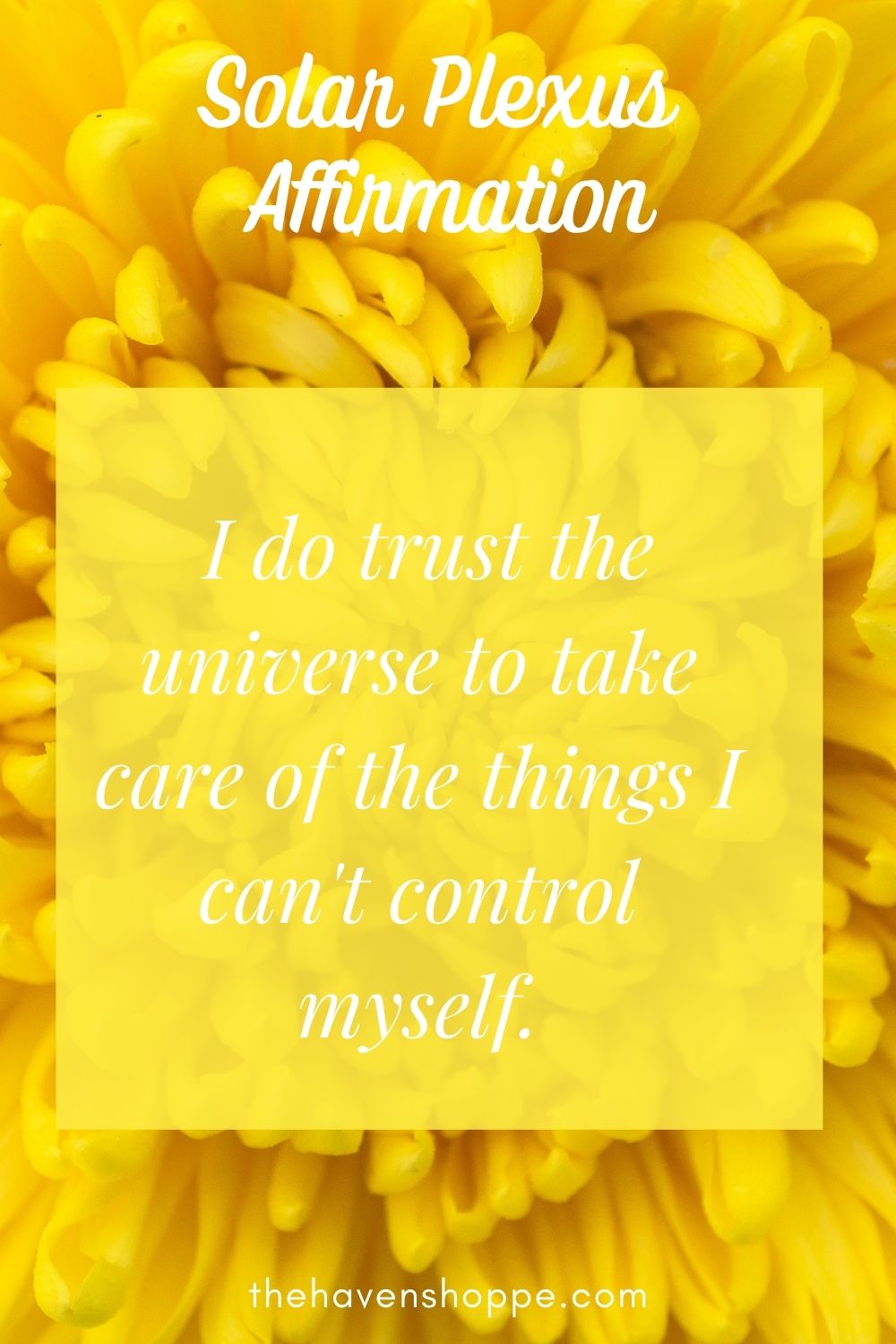 Solar Plexus Chakra Affirmations to Feel Calm and Strong