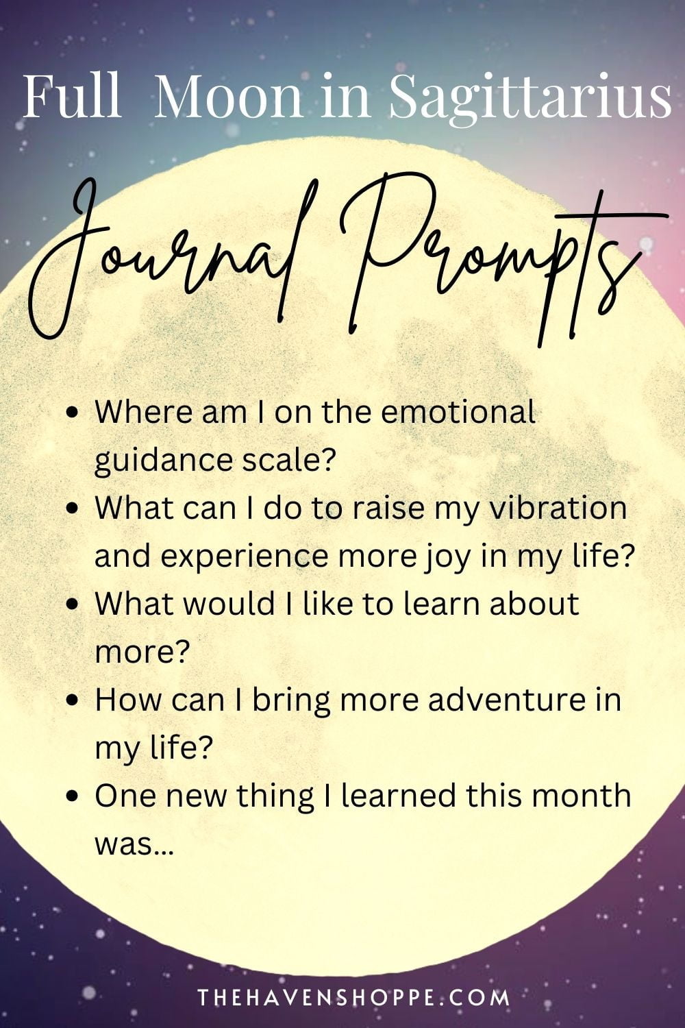 The Best Full Moon Journal Prompts To Align With Lunar Energies