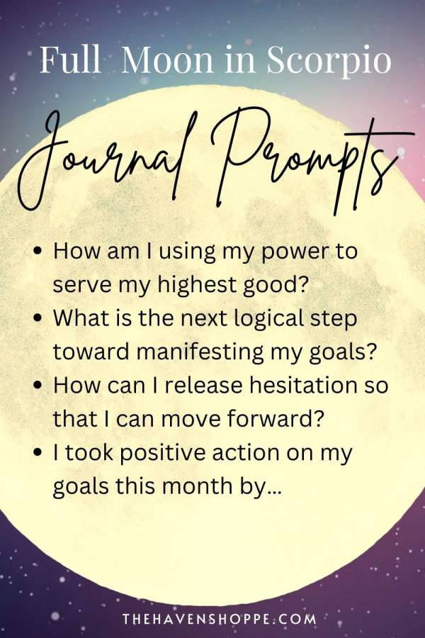 The Best Full Moon Journal Prompts To Align With Lunar Energies – The ...