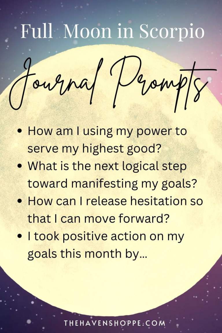The Best Full Moon Journal Prompts To Align With Lunar Energies – The ...