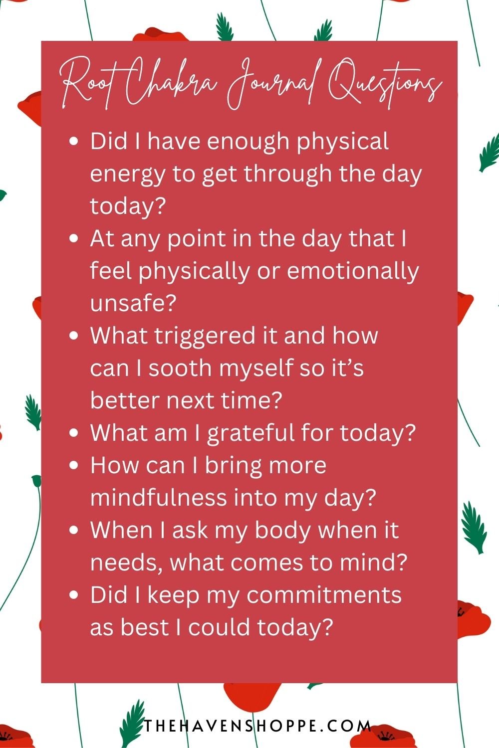 45 Root Chakra Journal Prompts + Questions To Ground Your Energy – The ...