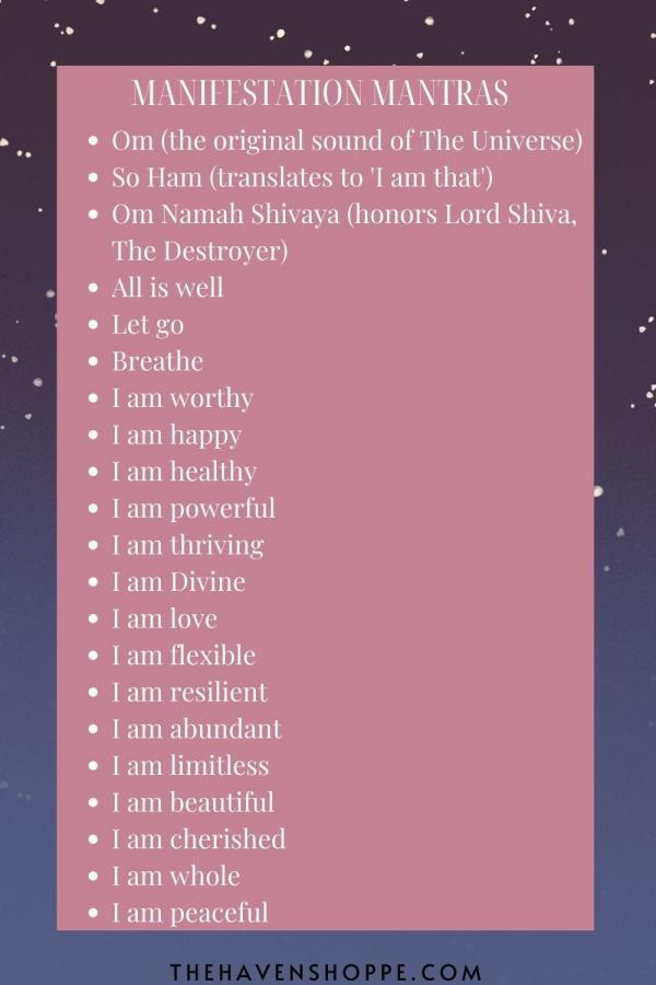 55 Powerful Manifestation Mantras for Love, Success + Healing – The ...