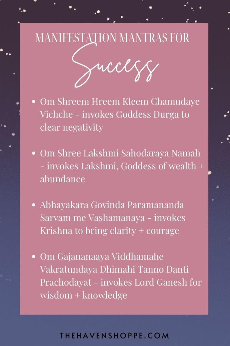 55 Powerful Manifestation Mantras for Love, Success + Healing – The ...