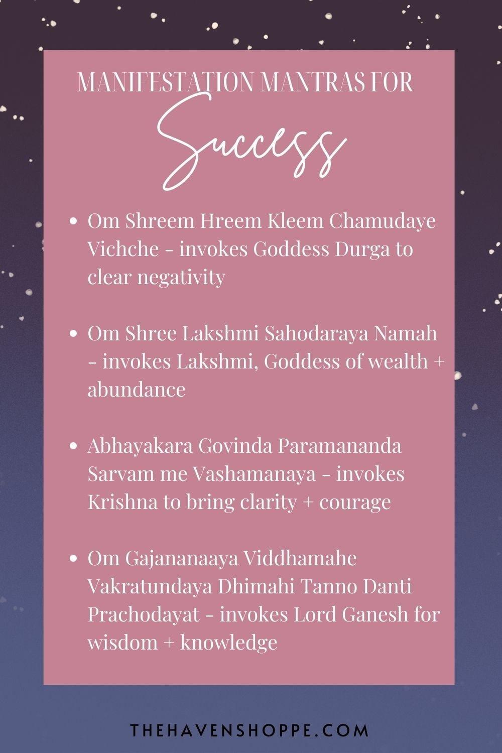 55 Powerful Manifestation Mantras for Love, Success + Healing