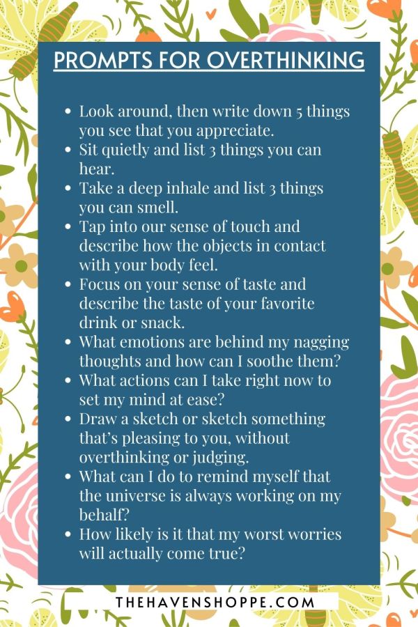 80 Best Journal Prompts for Stress Relief and Overthinking – The Haven ...