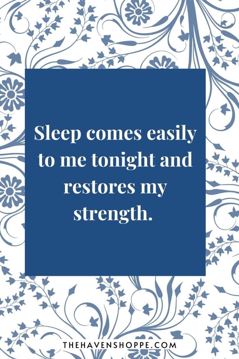 95 Powerful Sleep Affirmations for Bedtime Tranquility – The Haven Shoppe