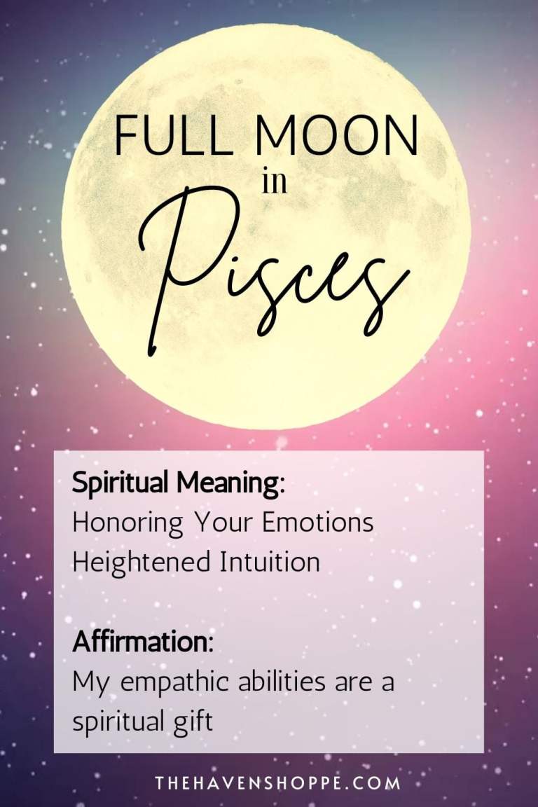 Best Full Moon Affirmations by Month for 2024 – The Haven Shoppe